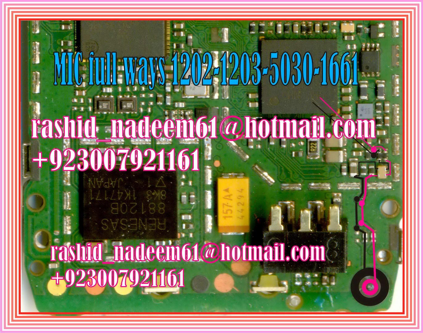 All About Mobiles: Nokia 1202 mic ways