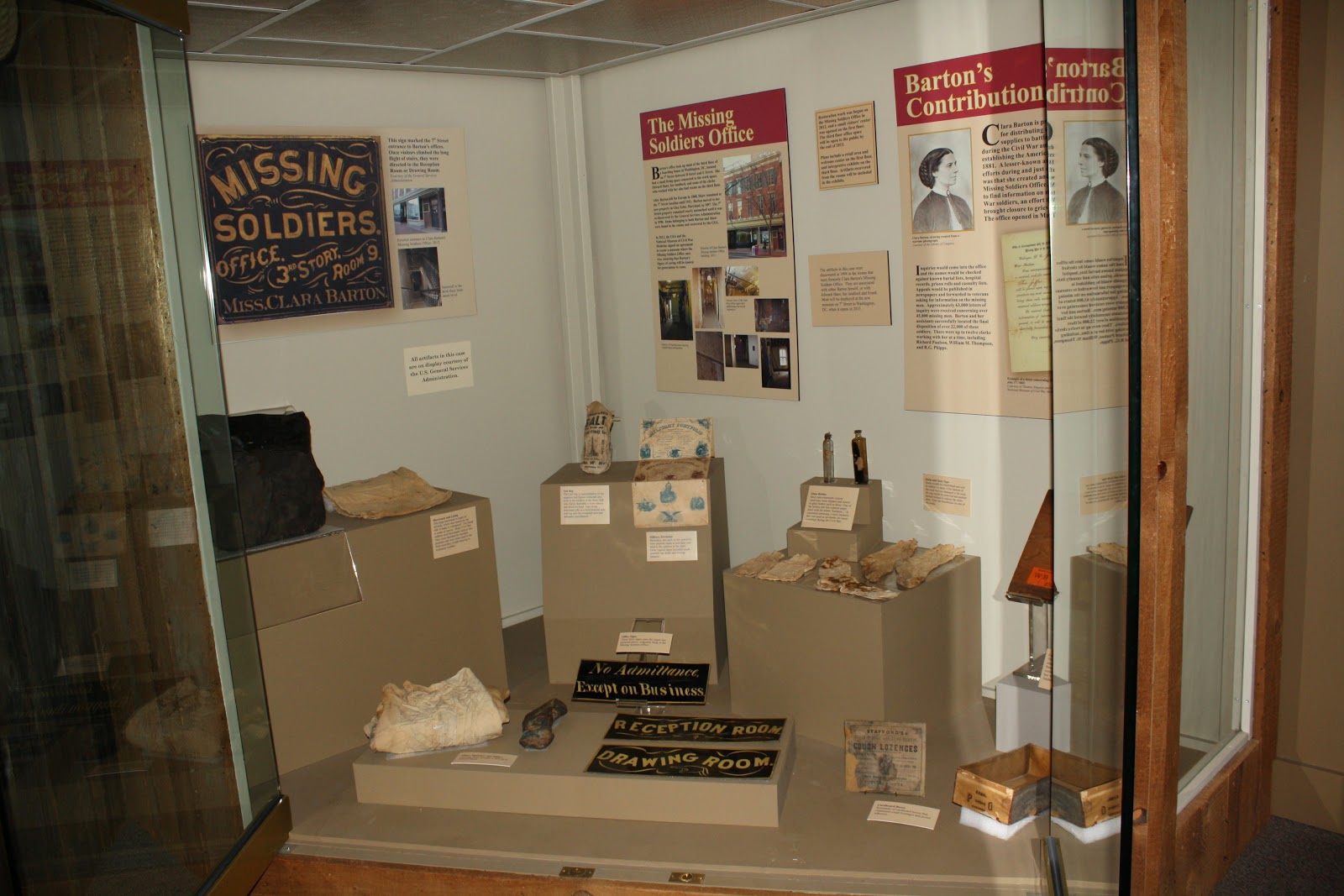 Guardian of the Artifacts: Clara Barton’s Missing Soldiers Office Exhibit