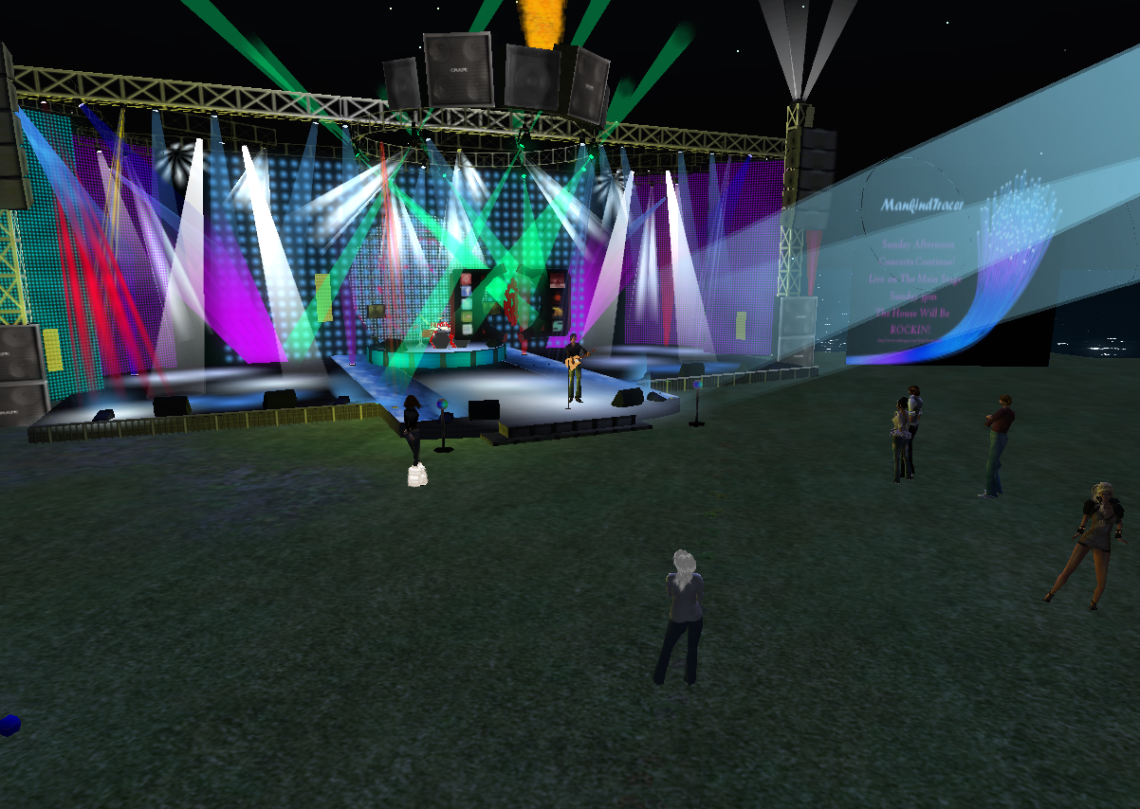 ThunderLiving: Live Concert on Sim in Former Teen Grid