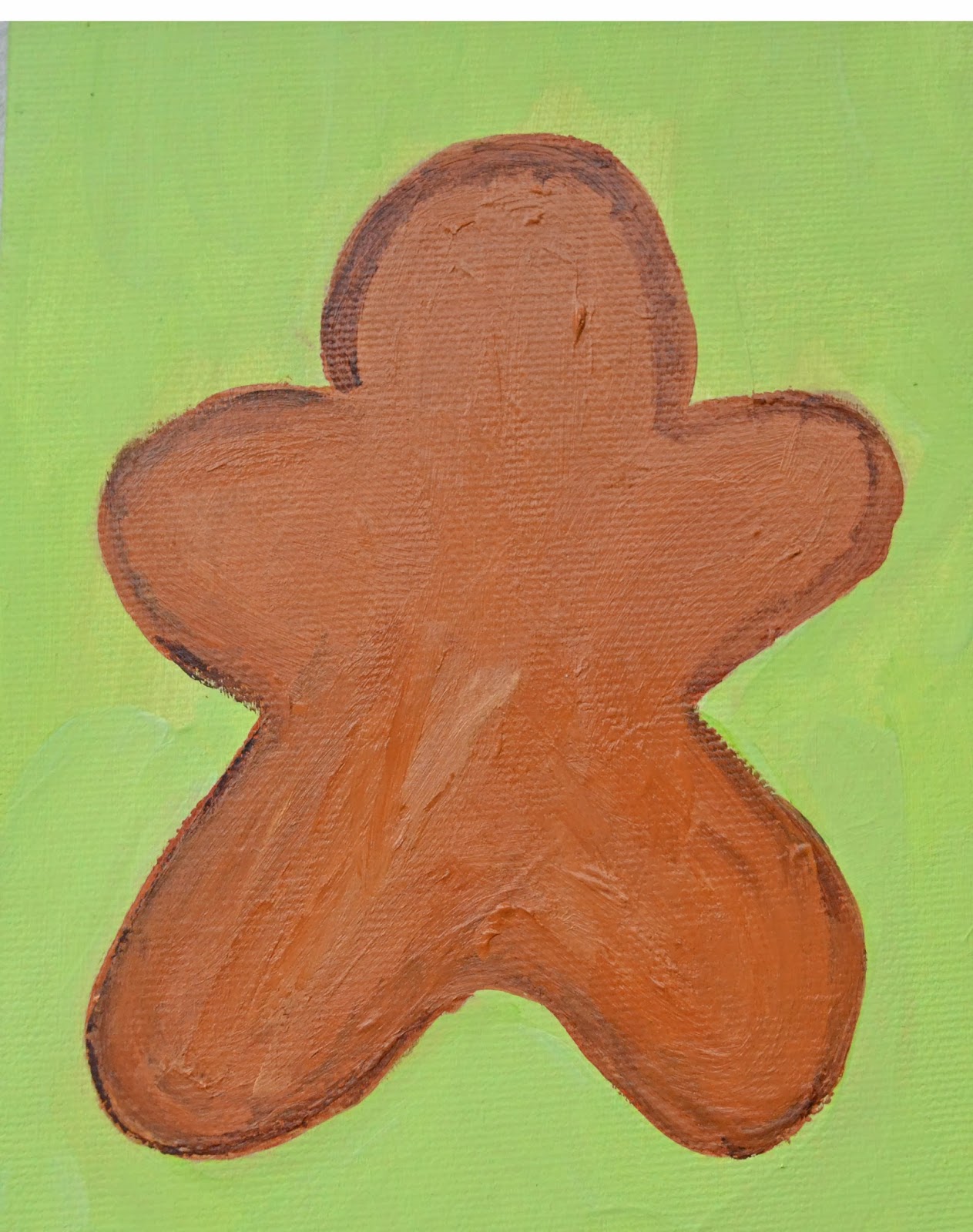 My Painted Garden: Baking Gingerbread Men for Art 101 Inspirations