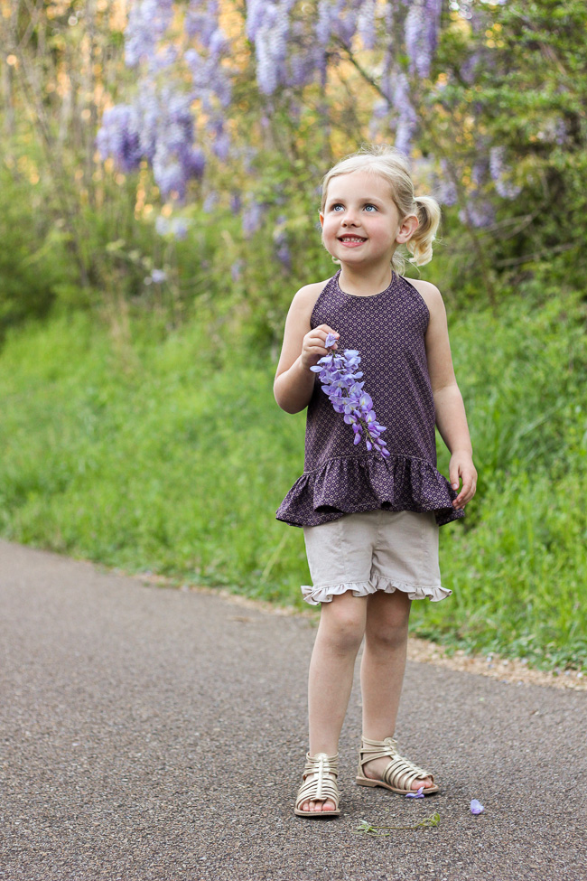 MODKIDBOUTIQUE: Modkid Modified - Ruffled Susie Halter and Shorts