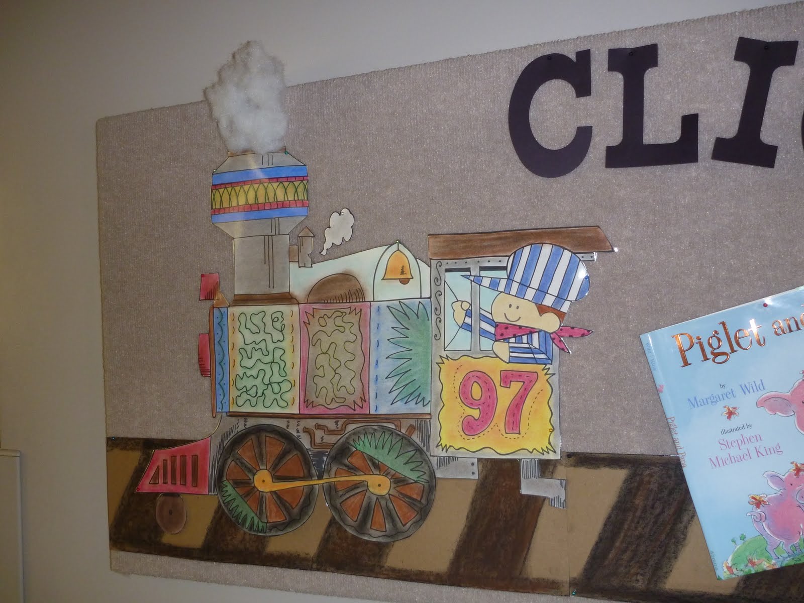 Outside the box!: Clickety clack...down the old reading track