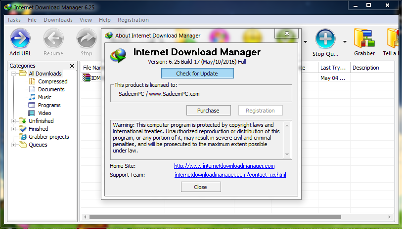 Online Information Cafe : IDM Internet Donwload Manager 6.25 with ...