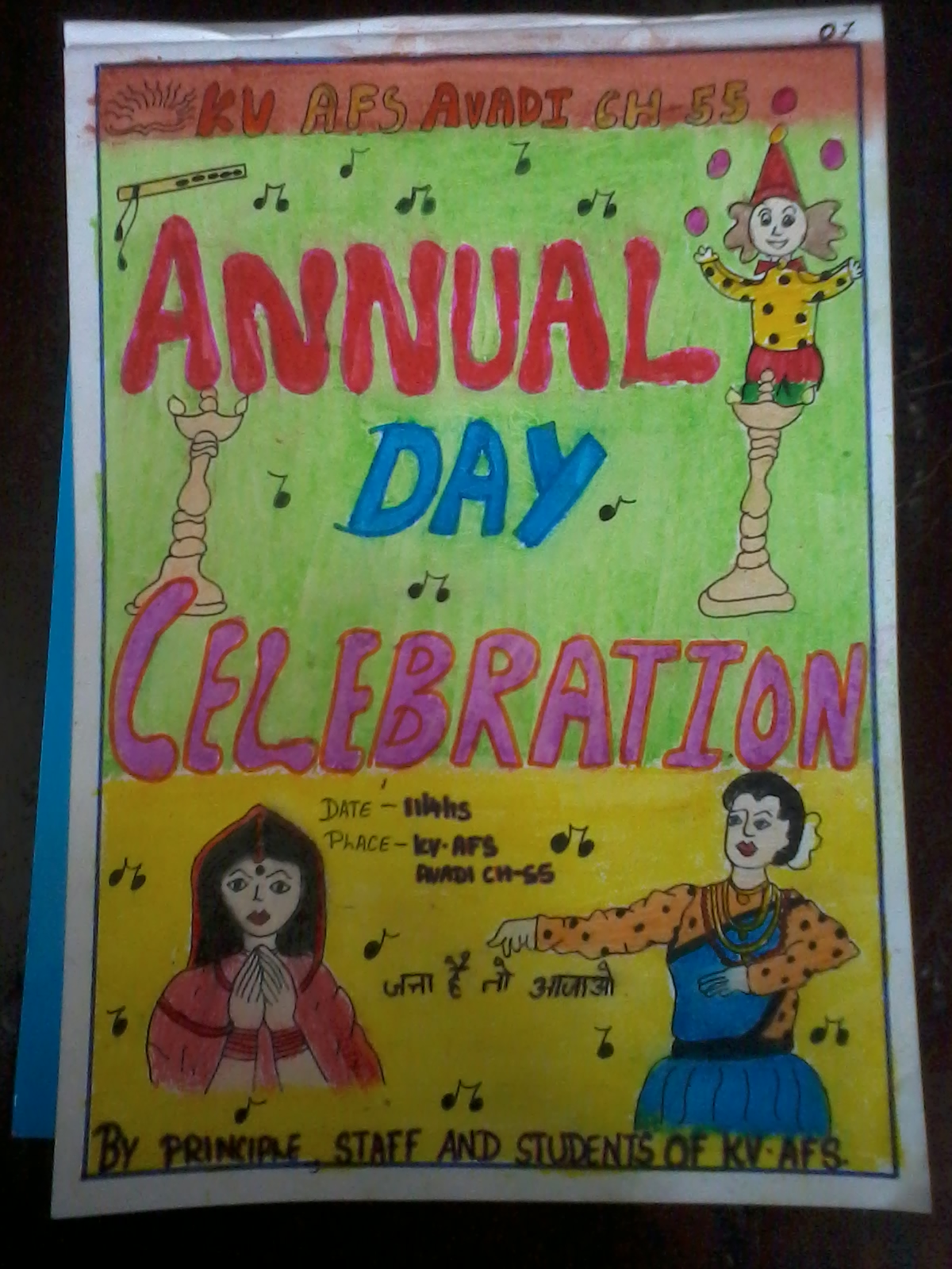 ART Palettes: Annual Day Posters made by Students