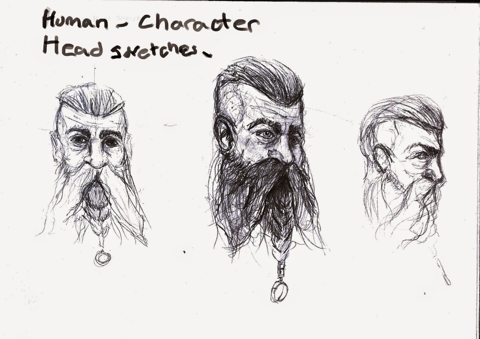 Will Morley CGA: CGA : Human character : Anatomy and head sketches