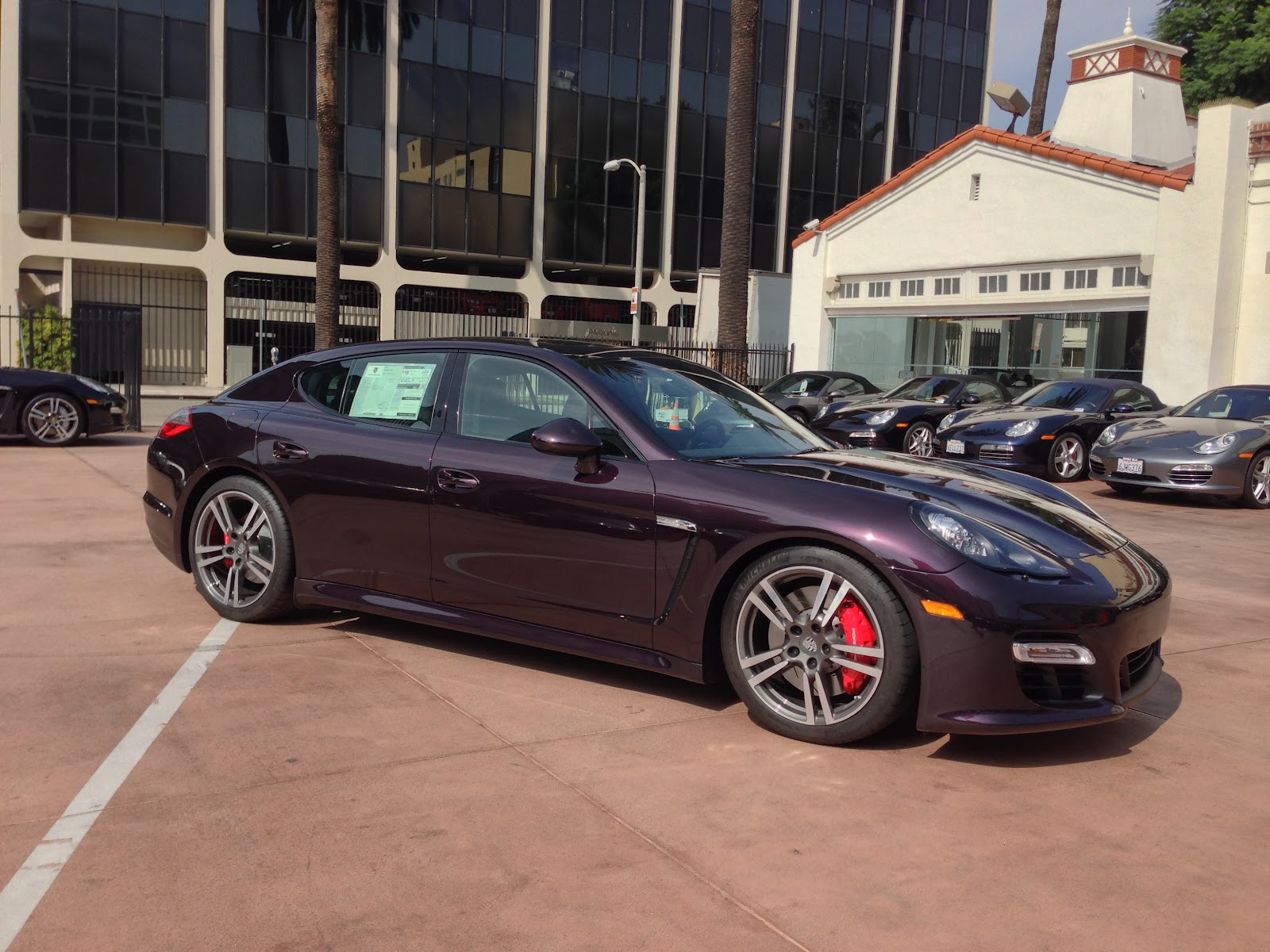 The Porsche Guy : Today's Three P's: Purple Porsche Panamera. OMG.