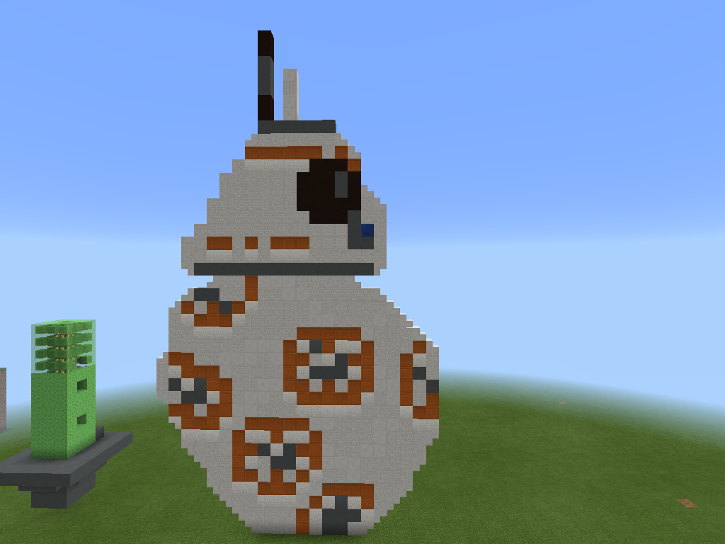 Minecraft Pocket Edition Builds: FIRST ORDER STORMTROOPER HELMET AND BB ...