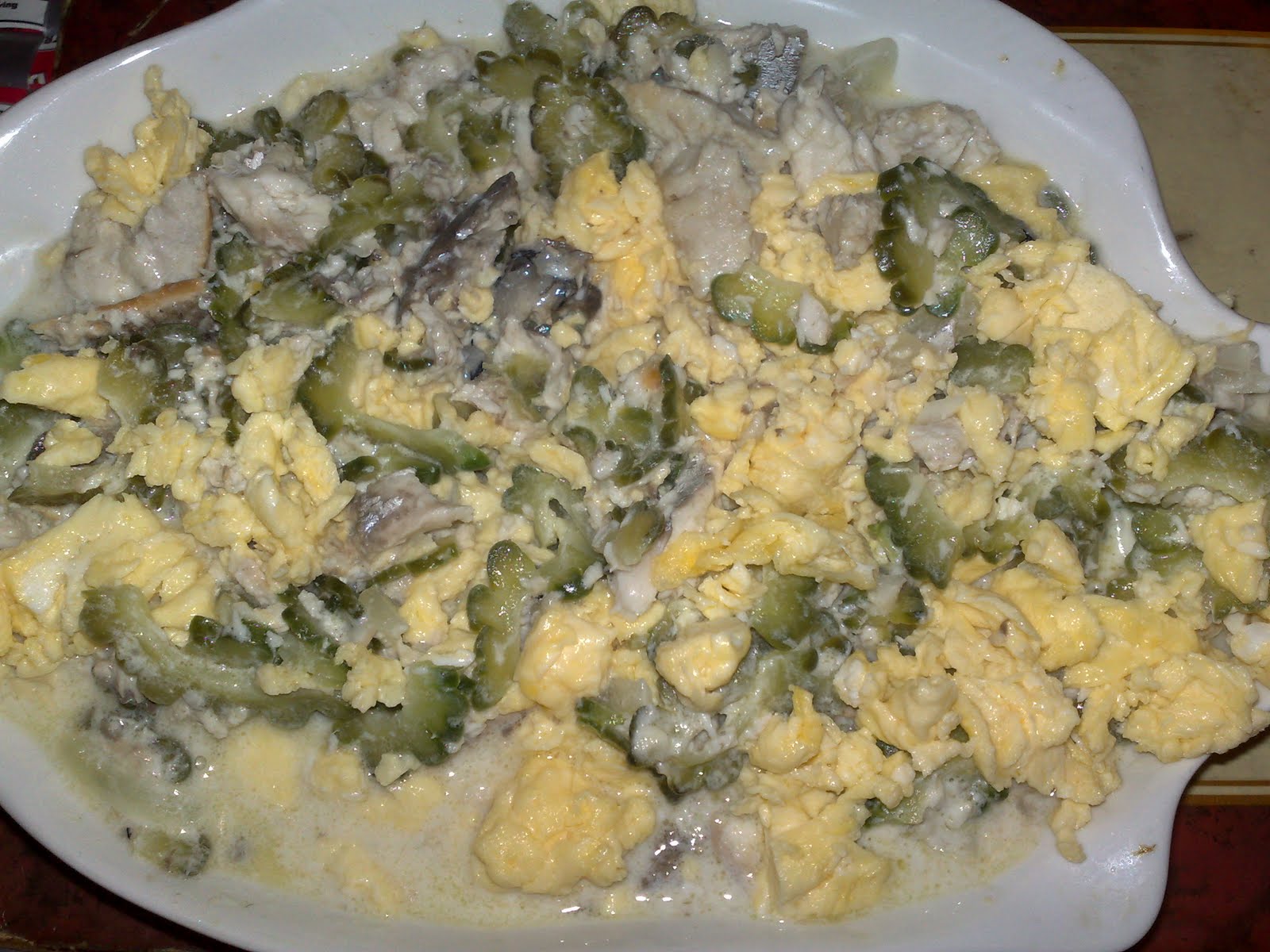 Paglin Treasured Recipes: Ampalaya con Tinapang Bangus