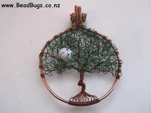 A Curly Leaf Tree of Life Pendant Tutorial to Try! / The Beading Gem