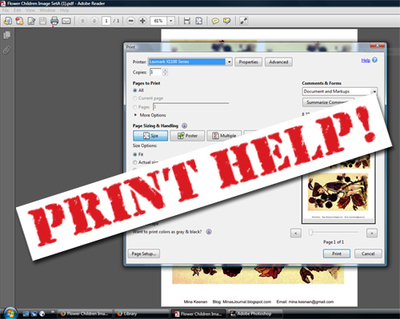 Free Printable Printing Help