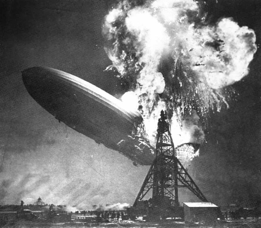 FOTOS QUE IMPACTARON: DIRIGIBLE HINDENBURG