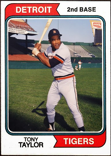 WHEN TOPPS HAD (BASE)BALLS!: MISSING IN ACTION- 1974 TONY TAYLOR