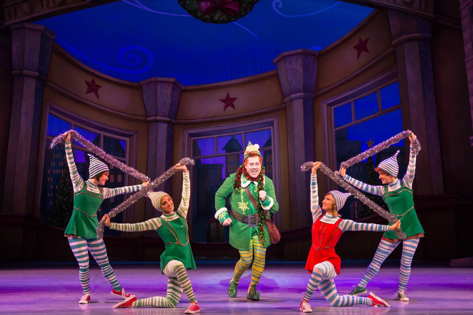 Evan and Lauren's Cool Blog: 11/27/15: Elf the Broadway Musical in Boston