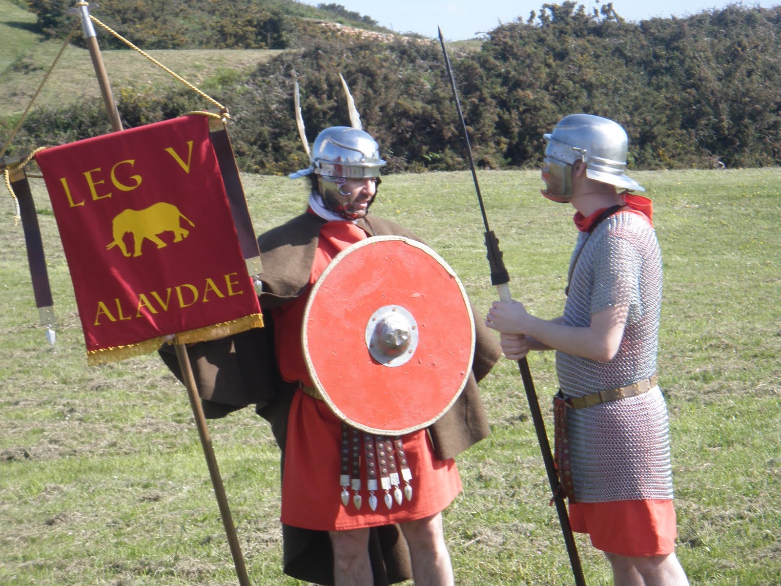 Legio V Alaudae: Visita a la campa