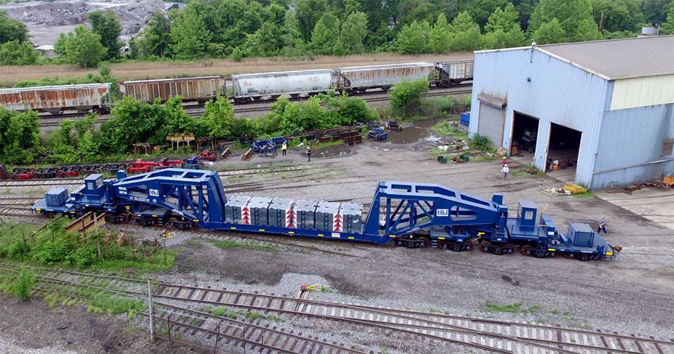 Industrial History: Schnabel Freight Car for Long/Heavy Loads.