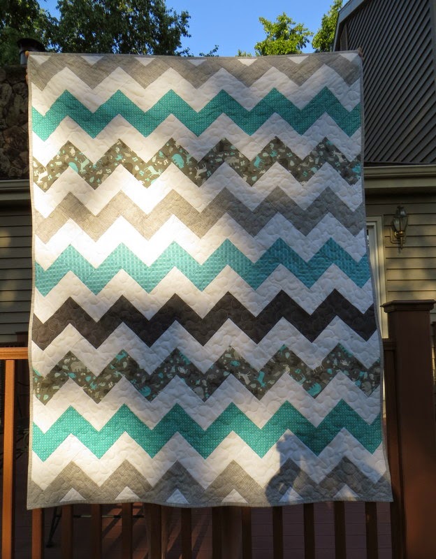 The Way I Sew It: Chevron Baby Quilt No. 2