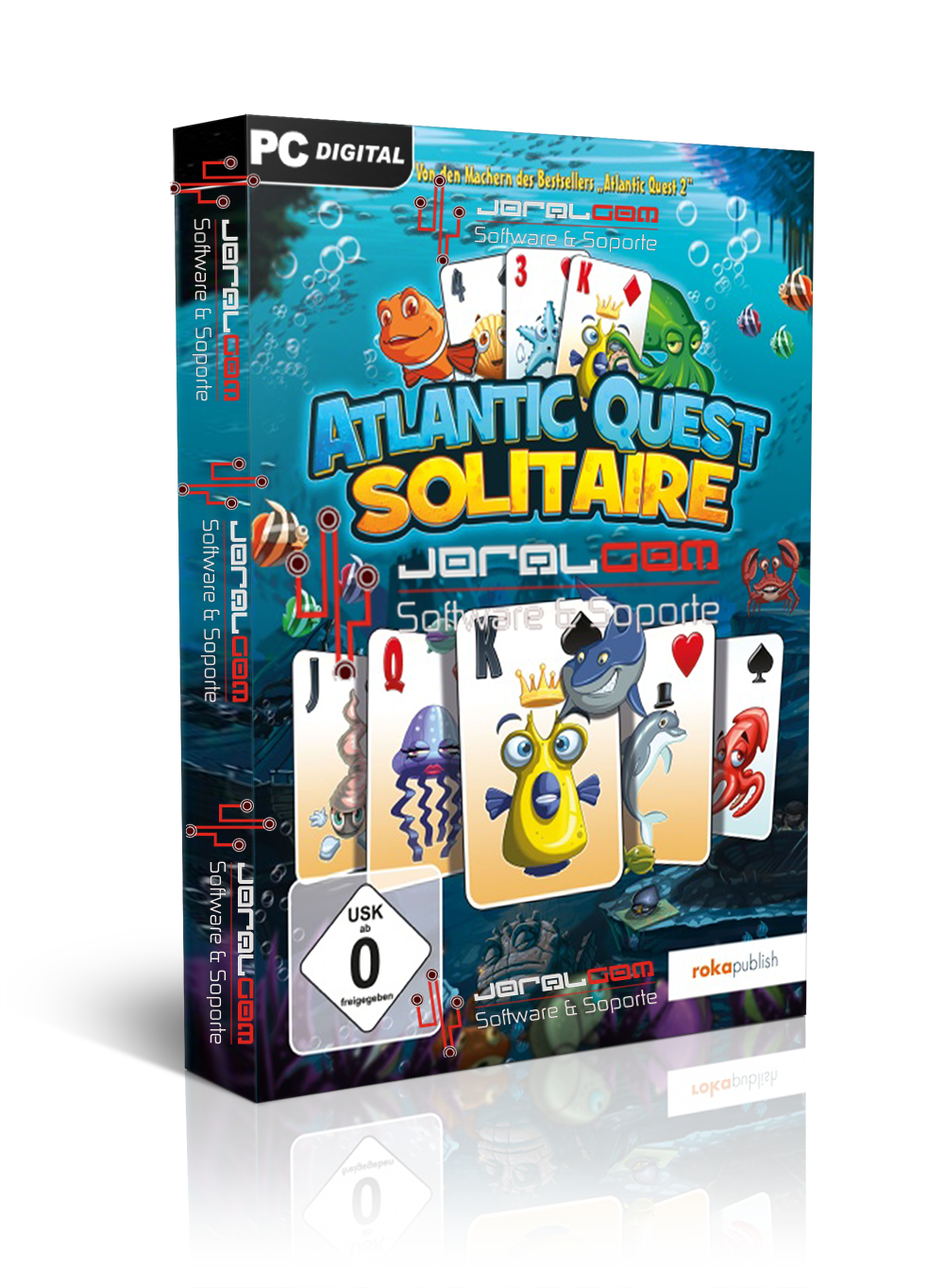 Atlantic Quest Solitaire - ¡ Juega ahora al solitario bajo el mar con Atlantic Quest Solitaire