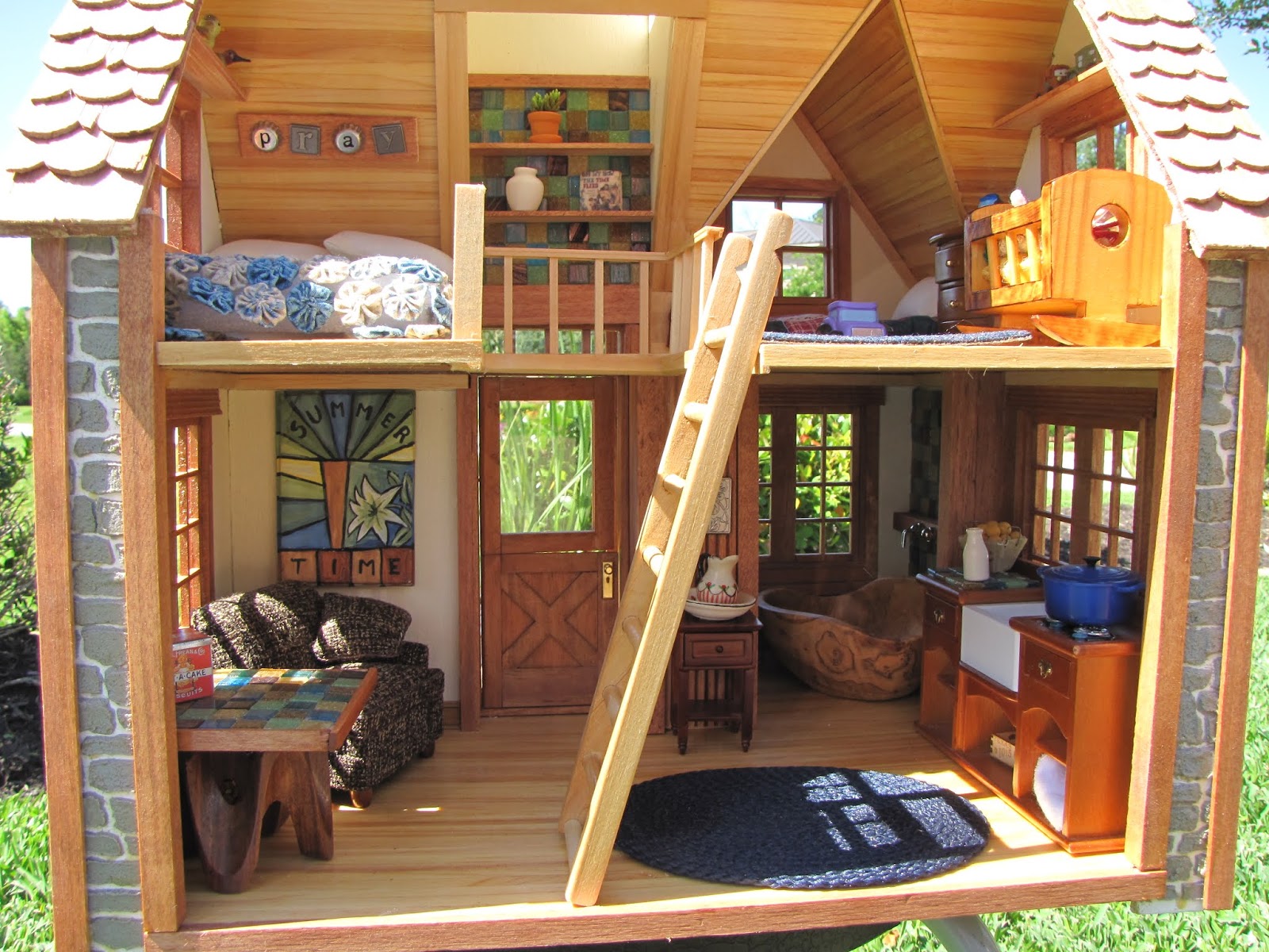 Stone Cottage Dollhouse