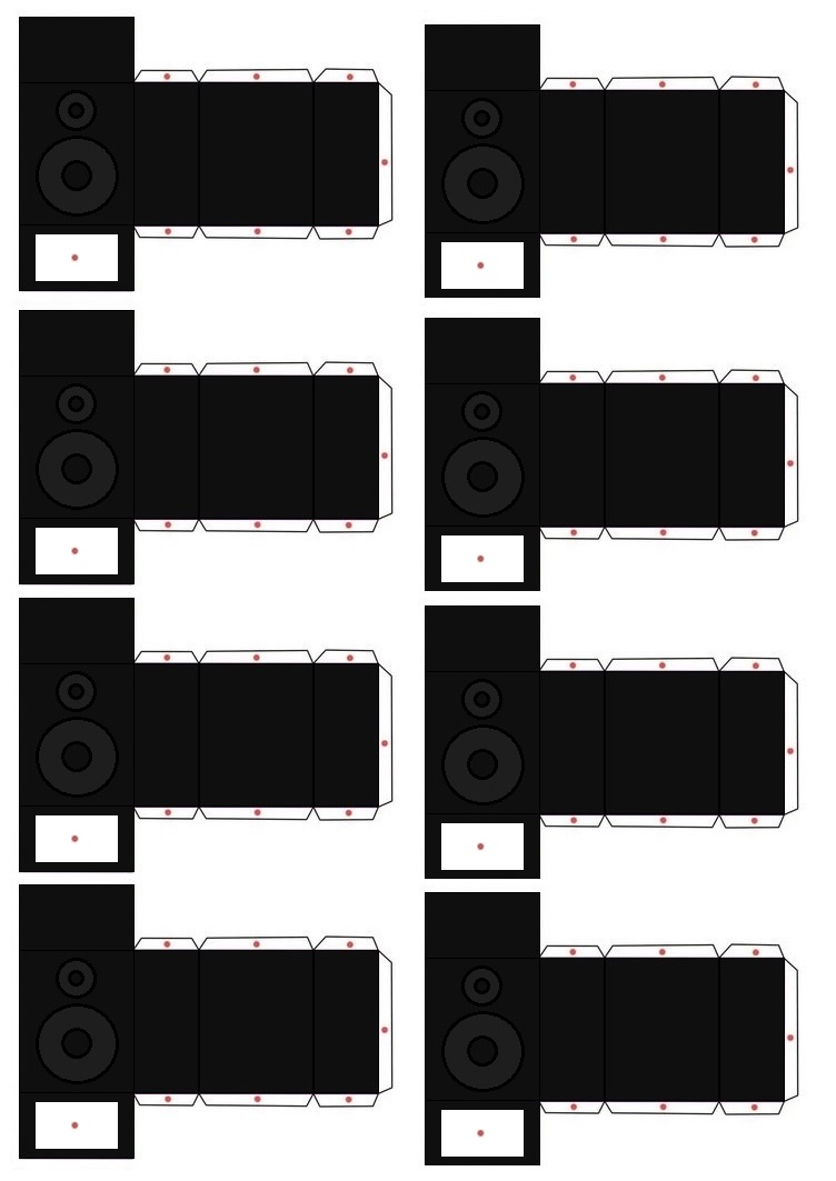 Show Stage from FNAF 1 in papercraft!!!