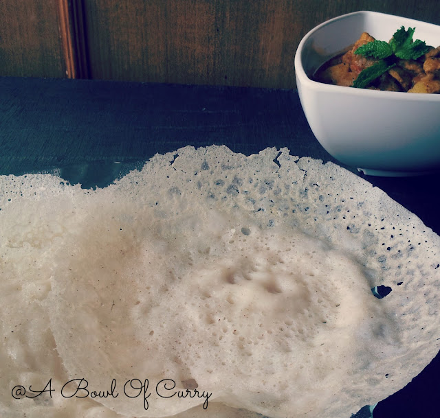 A Bowl Of Curry: Vellayappam