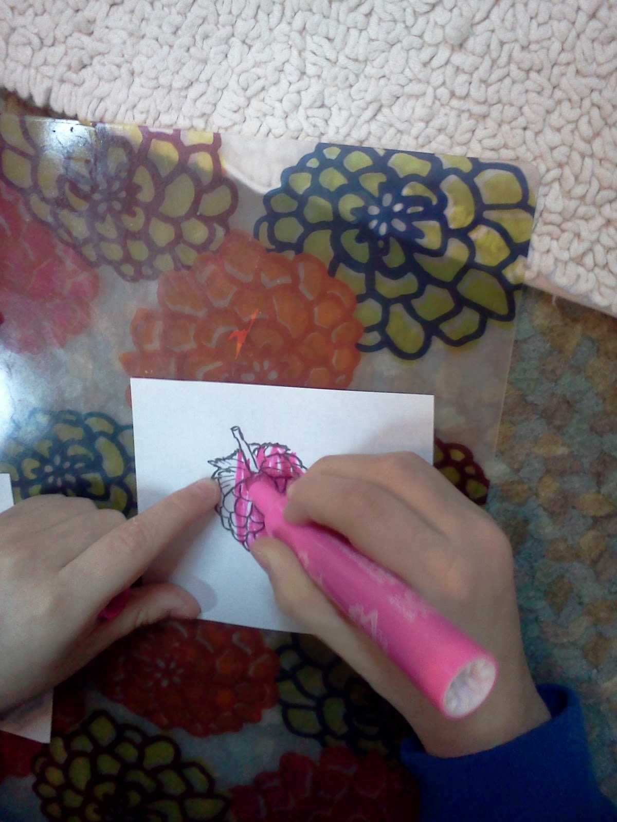 Montessori Design: Sense of smell Mr. Sketch marker work!