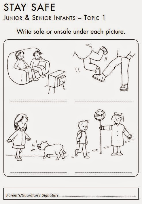 Ms. McLoughlin's class, 2nd Class, Room 9: The Stay Safe Programme