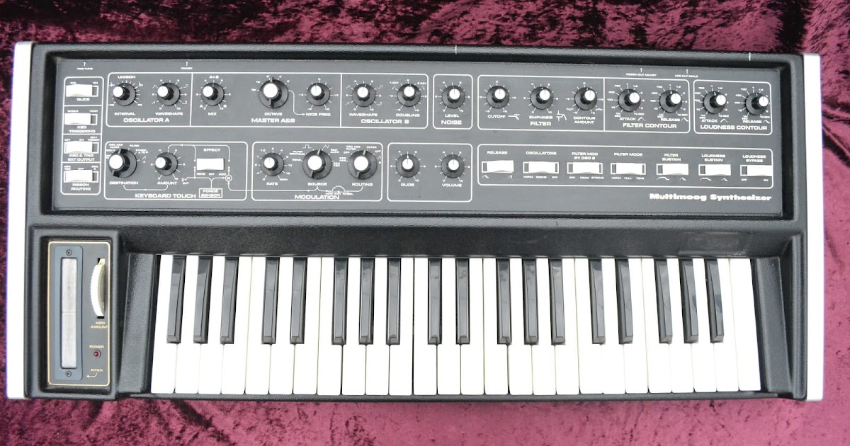MATRIXSYNTH: Moog Multimoog SN 1765