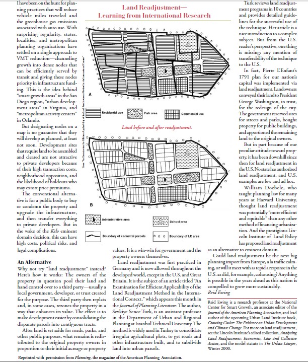 Our Planning On the Road: Project 3: Planning Issue*Land Readjustment ...