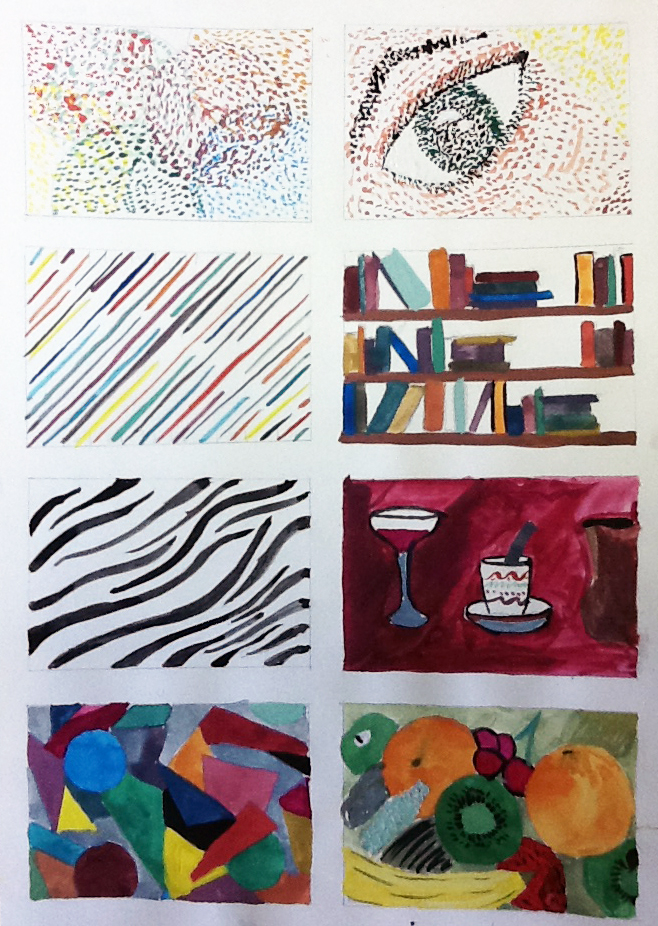 A B C D VISUAL: Punto, línea y plano. Algunos ejercicios.