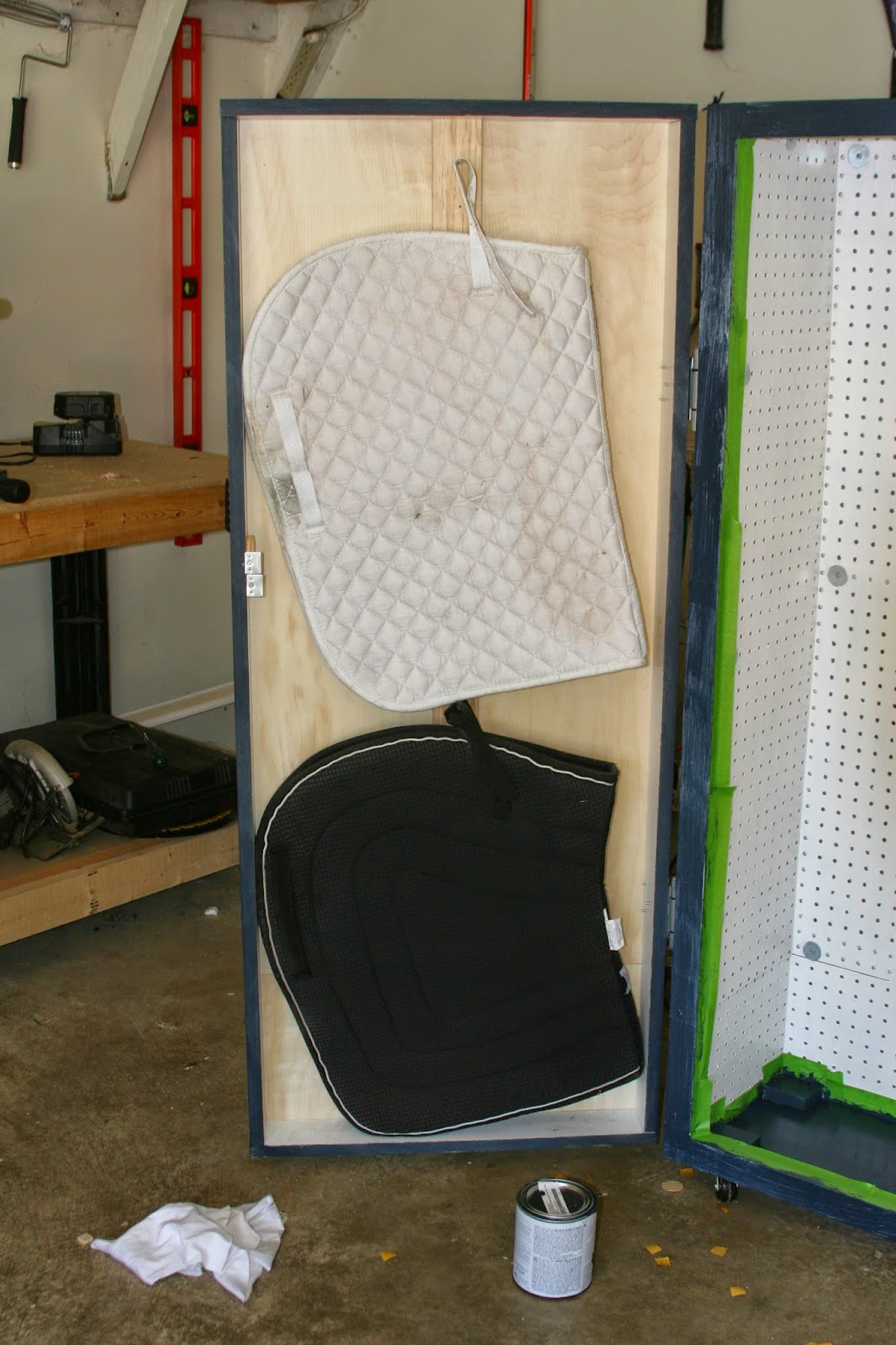 Cob Jockey: Tack Locker Project Update, and Opinions Needed!