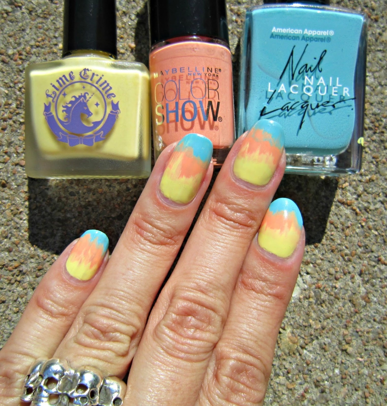 Easy & Fast Gradient Nails