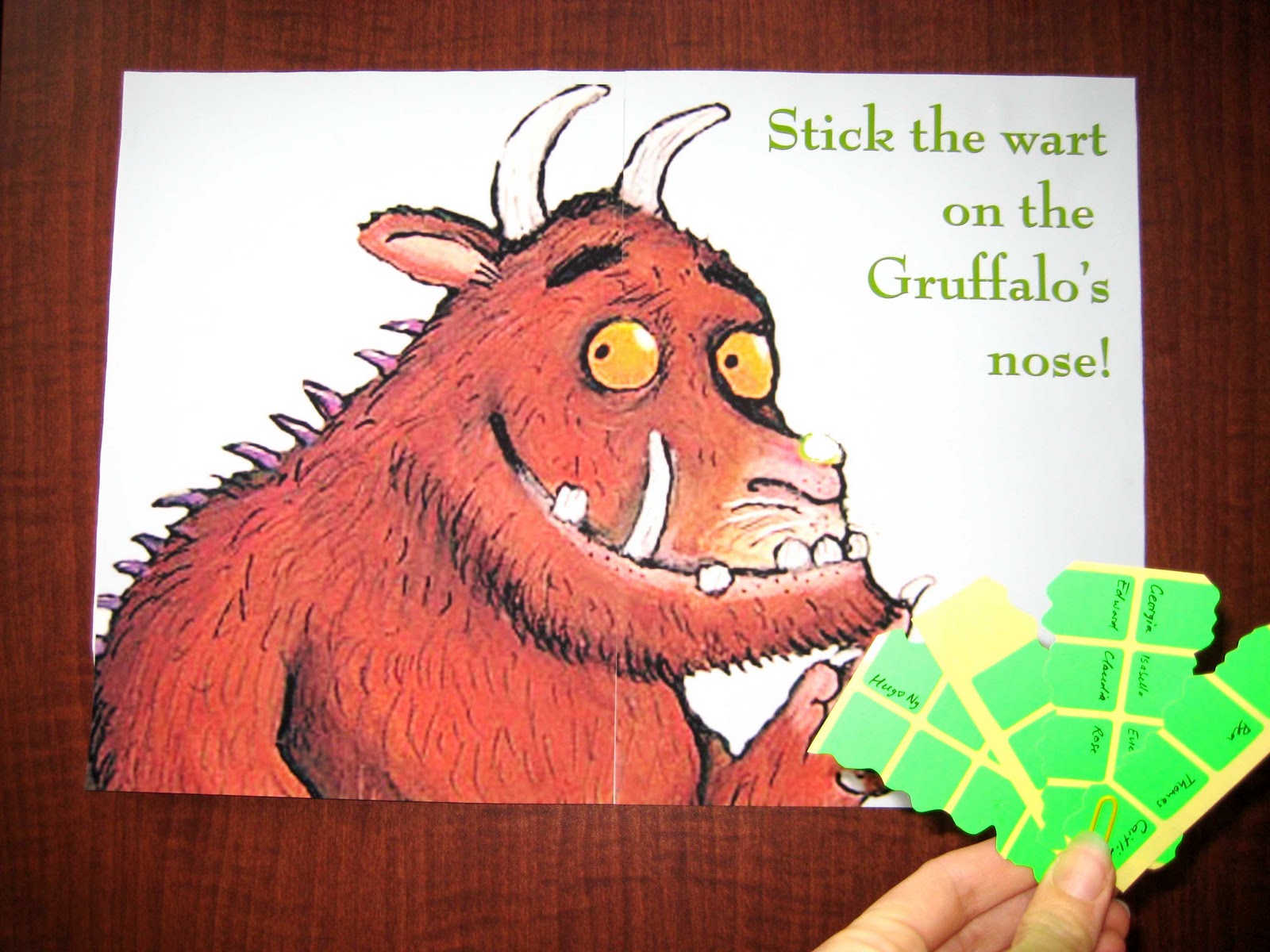 Made By Bronwyn: Austin's Gruffalo birthday party - the games