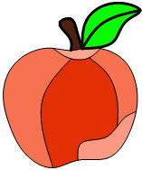 Stained Glass Patterns: Apple Pattern