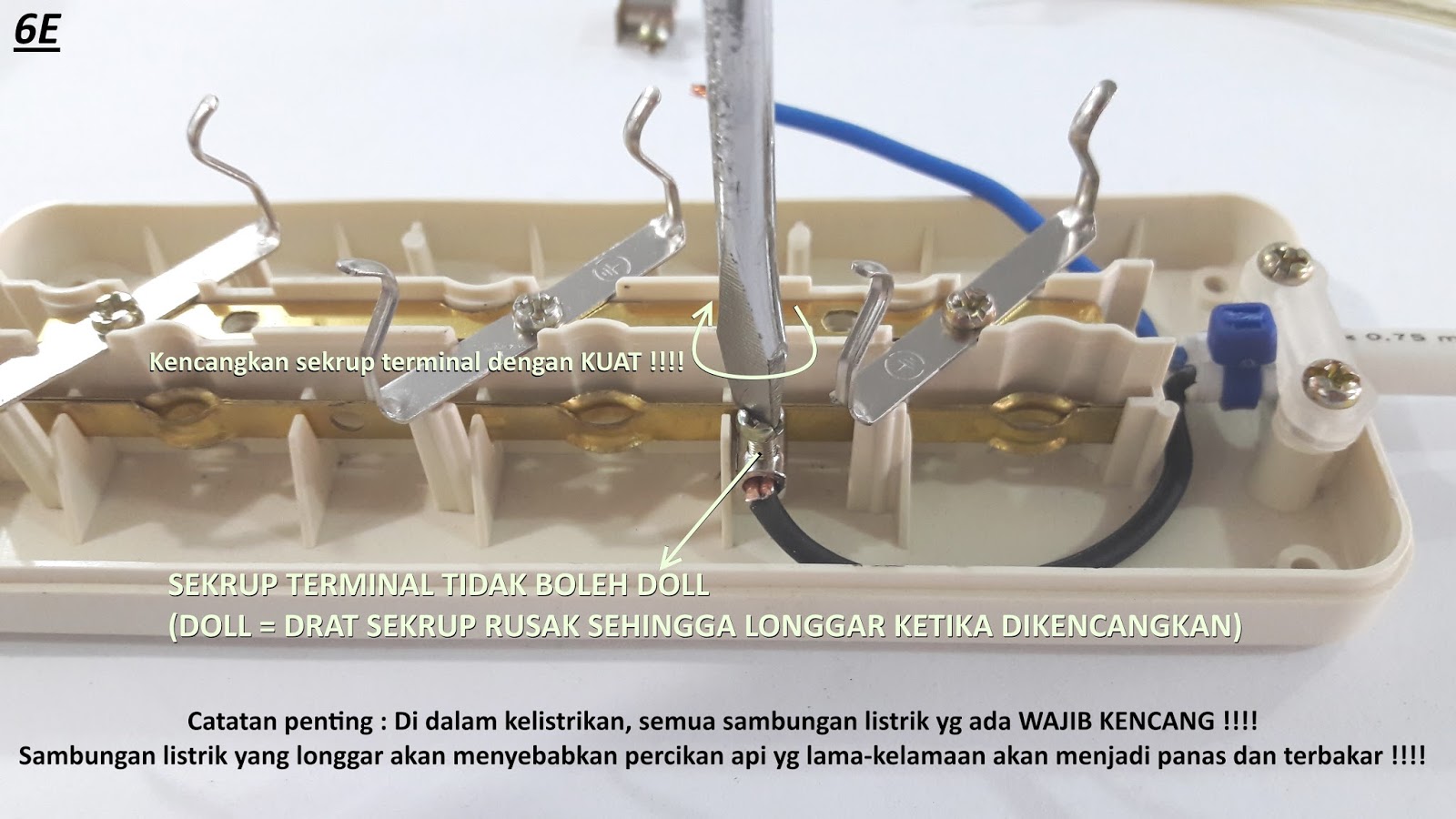Panduan Pemasangan Kabel Pada Stop Kontak (Dengan Gambar Step By Step)