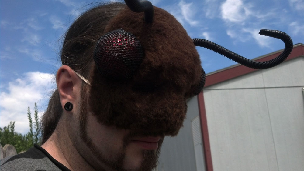 Natura Pluma Designs: Mothman LARP Masks