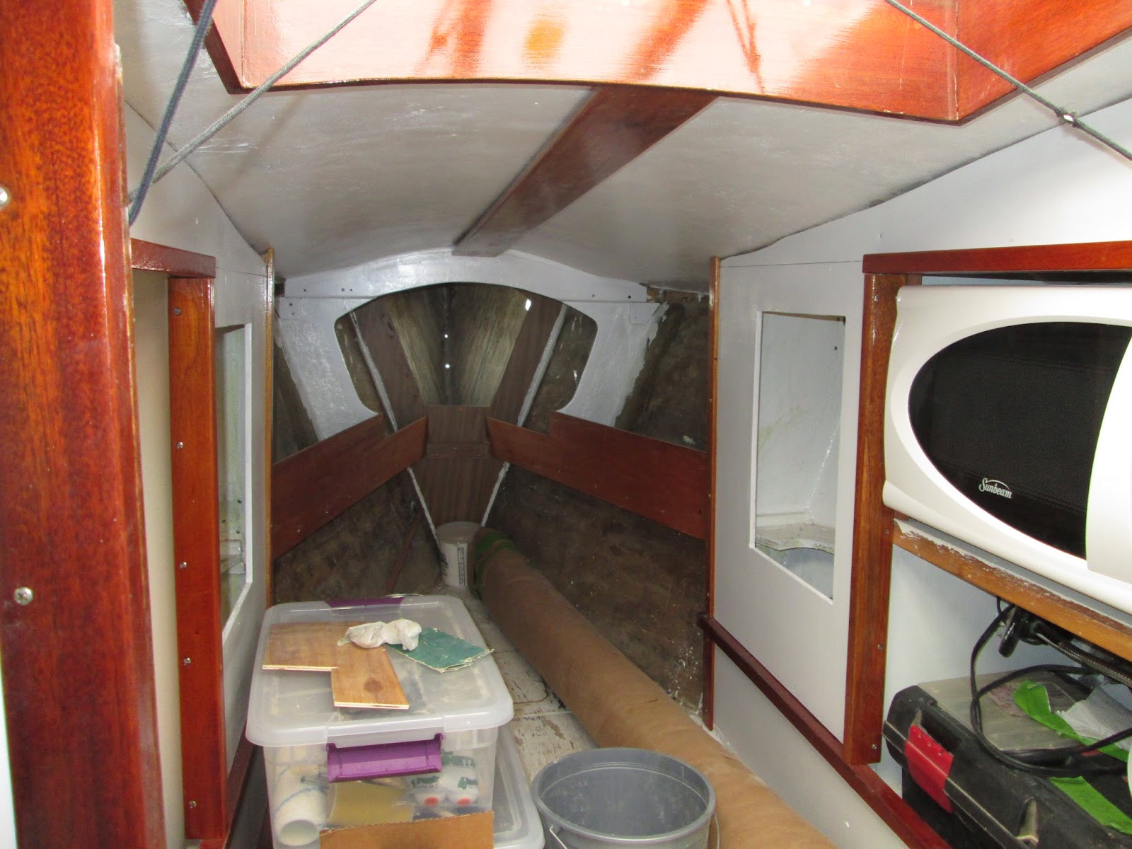 Diana's blog: More on the inner-staysail bulkhead