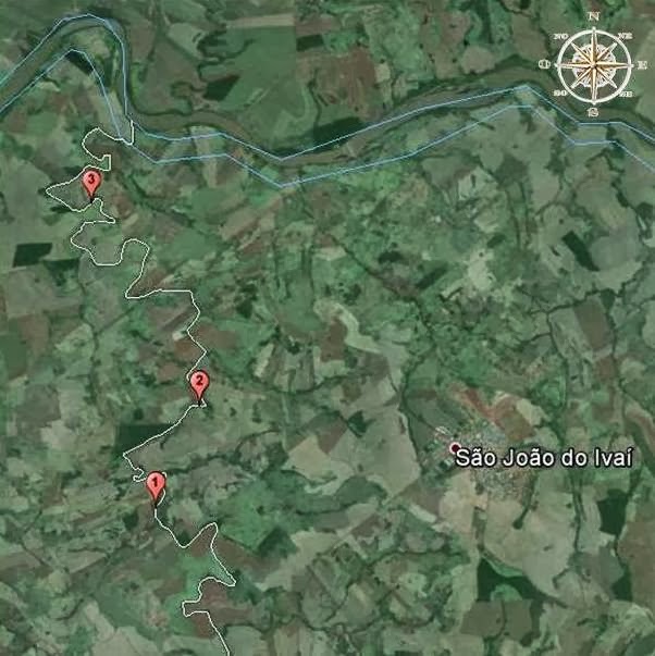 Distribuição de Esponjas Continentais no Baixo Curso do Rio da Bulha