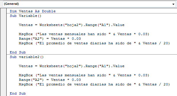 témporaExcel: Declaración de variables en VBA para Excel (I)