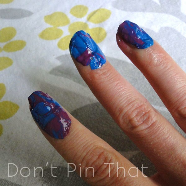 Don't Pin That: Good Idea Friday Marble Nail Polish