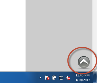 DANISH MIR: Smooth Scrolling Go To Top Button For Blogger