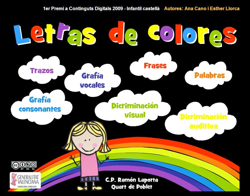 La Caseta, un lloc especial: Lletres de colors