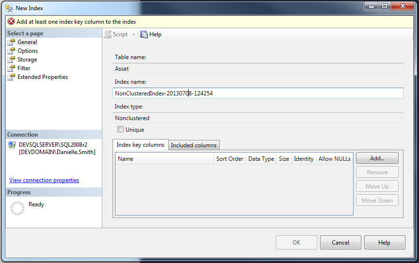 Creating Indexes |SQL Genius - Personal Development of a Junior