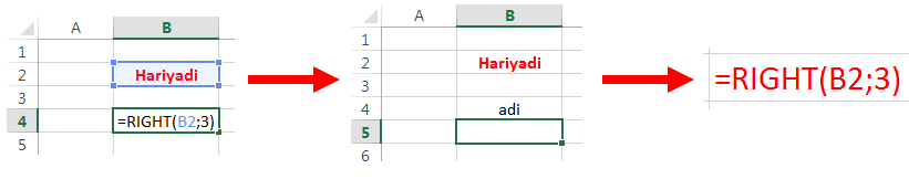 Program312: Fungsi STRING pada excel