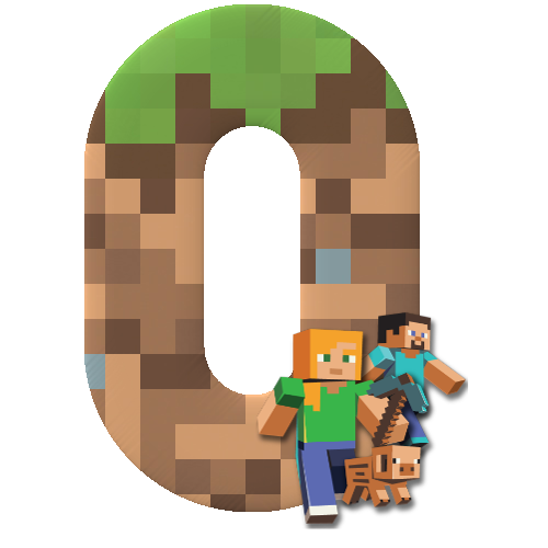Monica Michielin Alphabets: MINECRAFT ALPHABET LETTER PNG, #minecraft