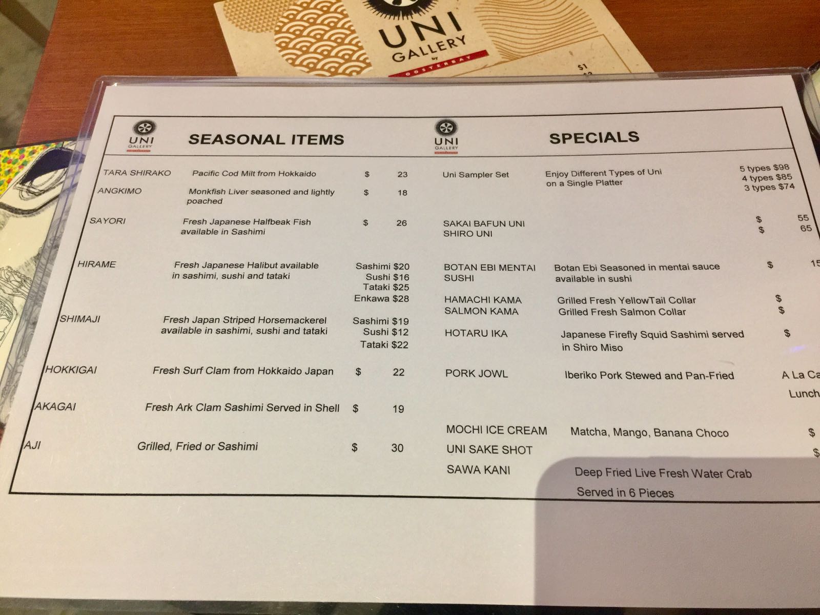 TheArcticStar's Tales: Lunch at Uni Gallery by Oosterbay @ The Plaza ...