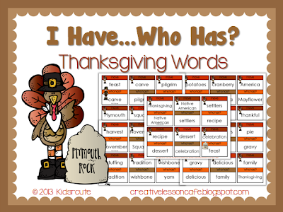 First Grade Gallery- Lessons for Little Learners: A Thanksgiving ...