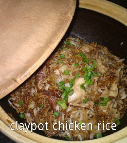 Cooking Pleasure: Claypot Chicken Rice
