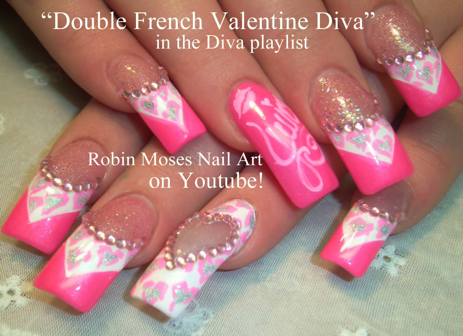 Nail Art by Robin Moses: "nail art" "diva nail art" "long diva nails" "diva nails" "valentine's ...