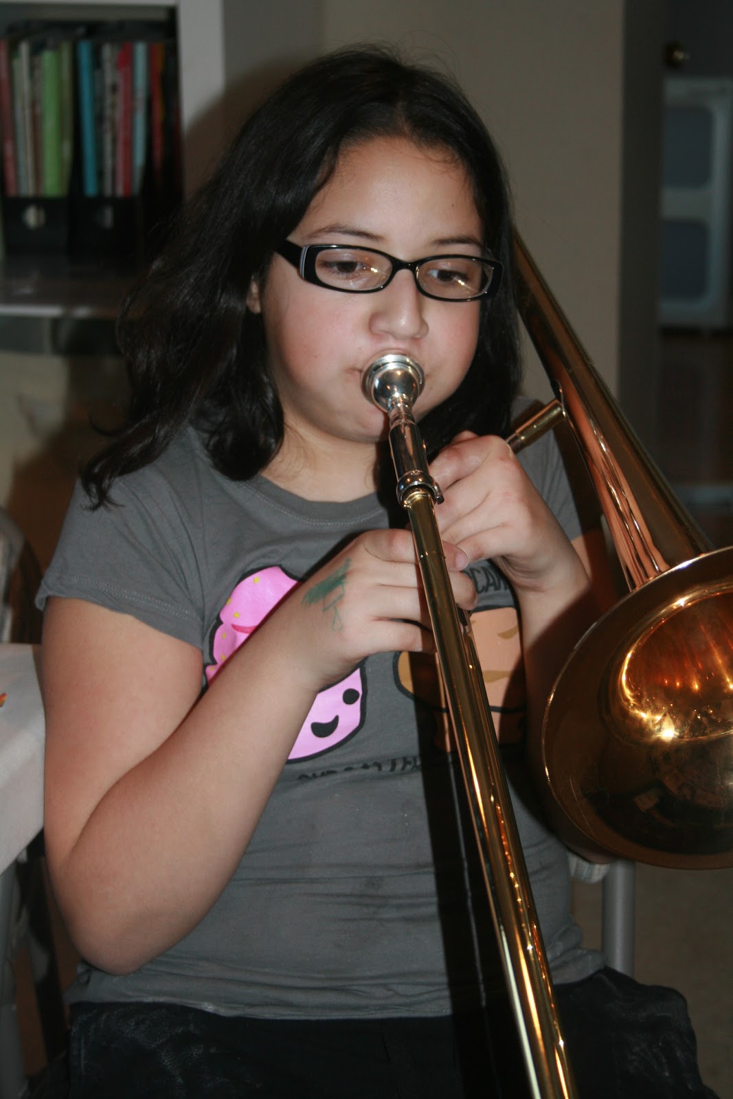 A Little Something: T is for...TROMBONE