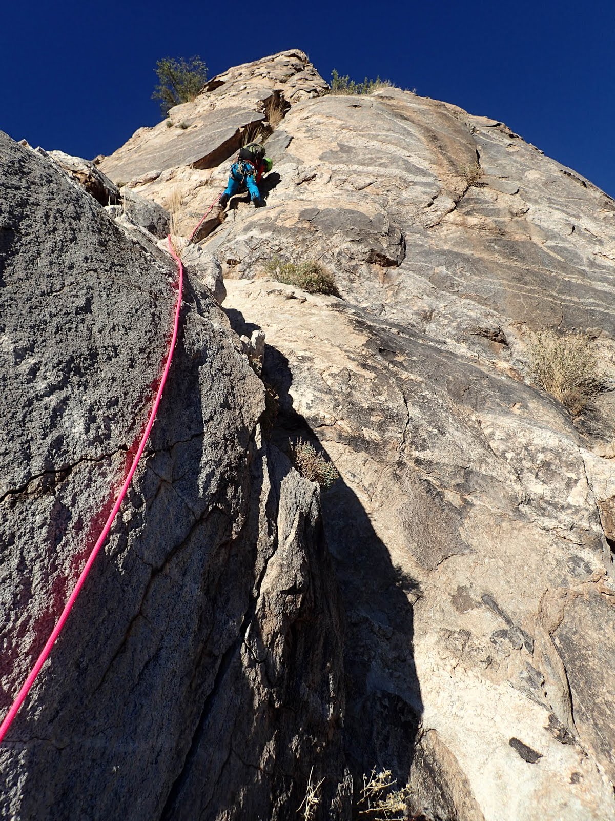 Elephant's Trunk Route on Elephant Dome Mendoza Canyon Arizona - First ...